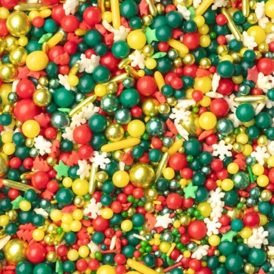 Torta Dekor | Dekorativne Perle - MIX NOVOGODIŠNJI 3 80g